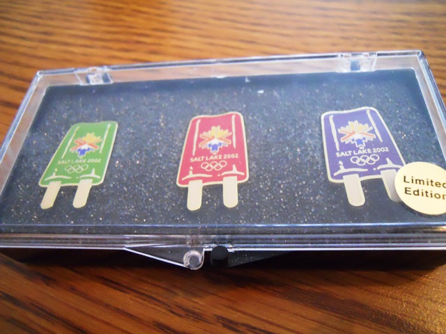 2002 Salt Lake Utah Winter Olympic Games LARGE Pins IN BOX (Your Choice ...